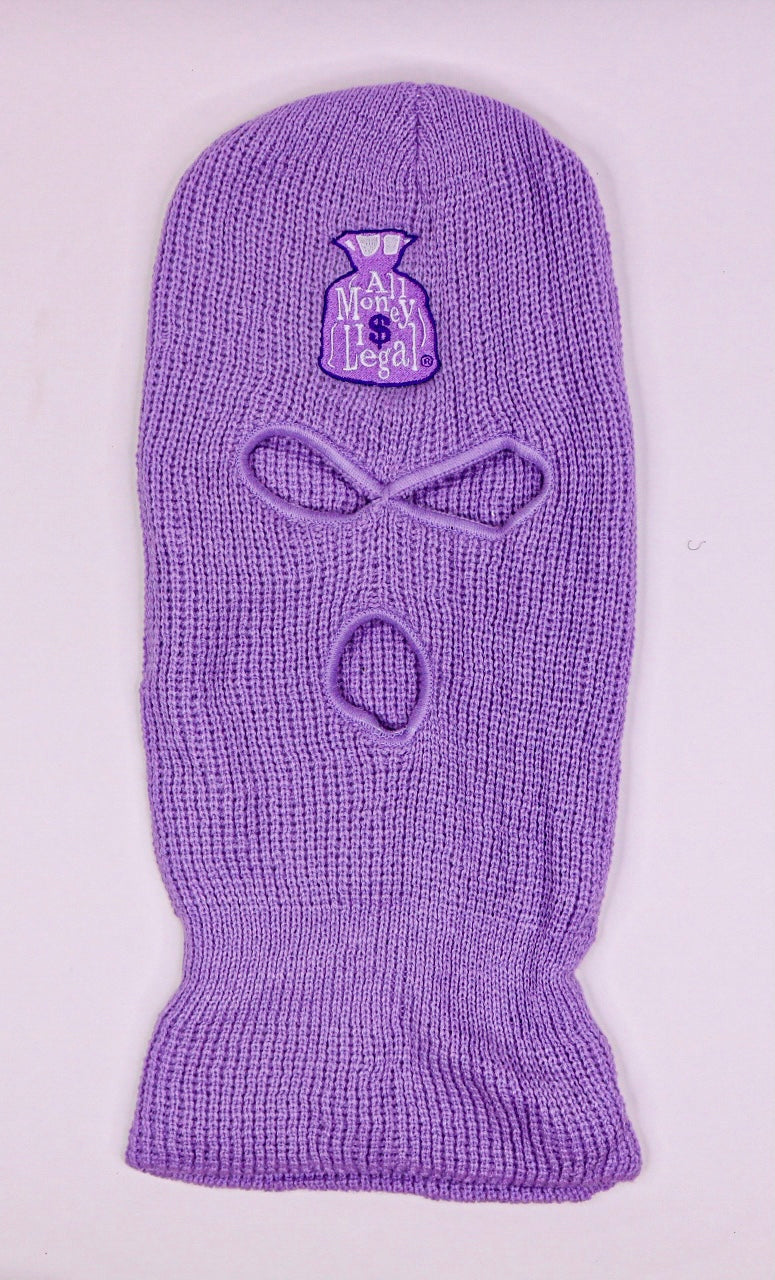 Lavender Money Bag Ski Mask– All Money is Legal (A.M.I.L.)